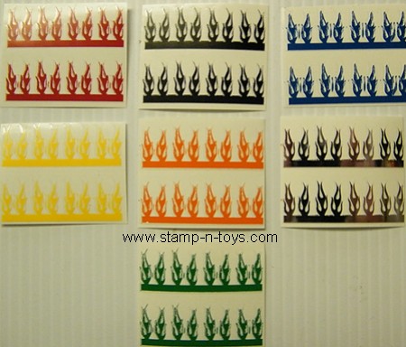 D24 * 25 * 26 * 27 * 28 * 29 *30 Vinyl Flames for many uses | Stamp-n-Toys