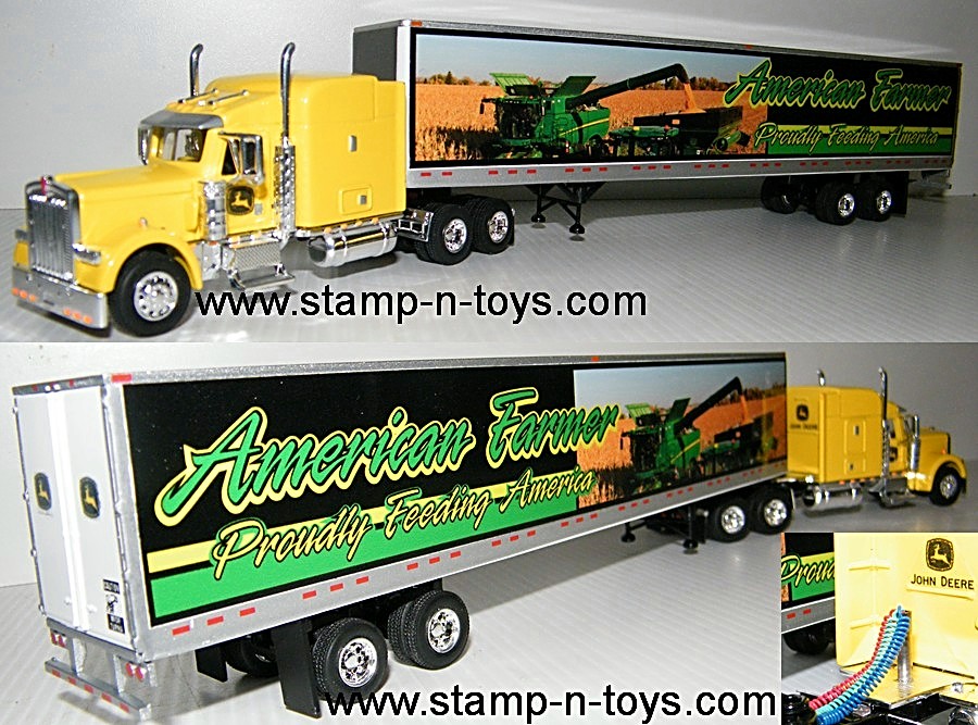 snt custom 0058 Kenworth W-900L pulling a 53′ Dry Van Trailer | Stamp-n ...