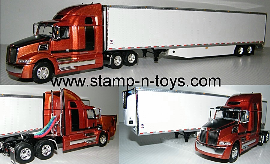 snt custom 0077 Western Star w/high roof sleeper pulling a 53′ Utility ...