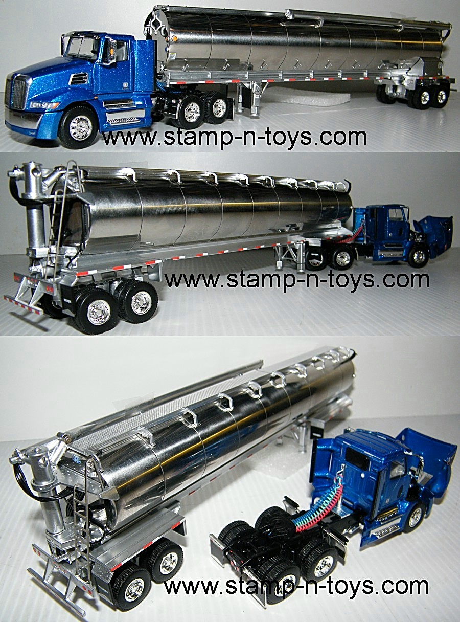 snt custom 0121 custom Western Star Day Cab pulling a Walinga Feed ...