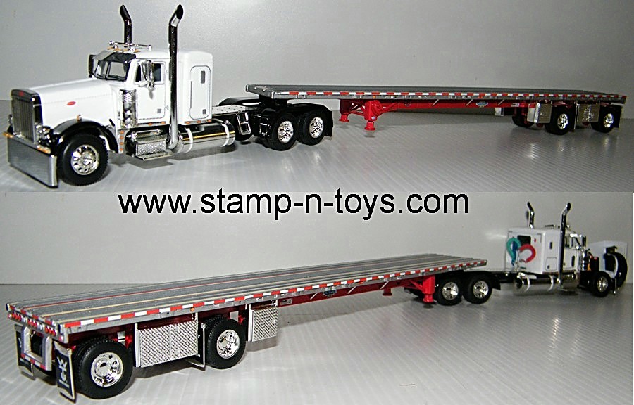 1st Gear/DCP 60-1391 Peterbilt 379 pulling a Wilson S/A Flatbed | Stamp ...